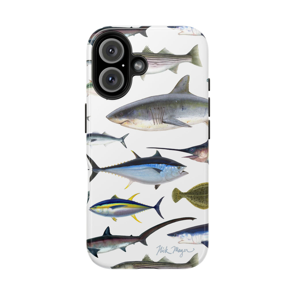 New England Fish White Phone Case, NEW! (iPhone)