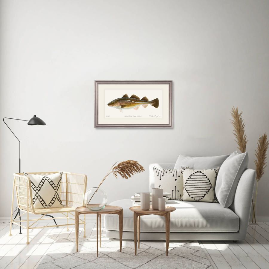 Cod Print: A Stunning Depiction of the Sea's Iconic Symbol