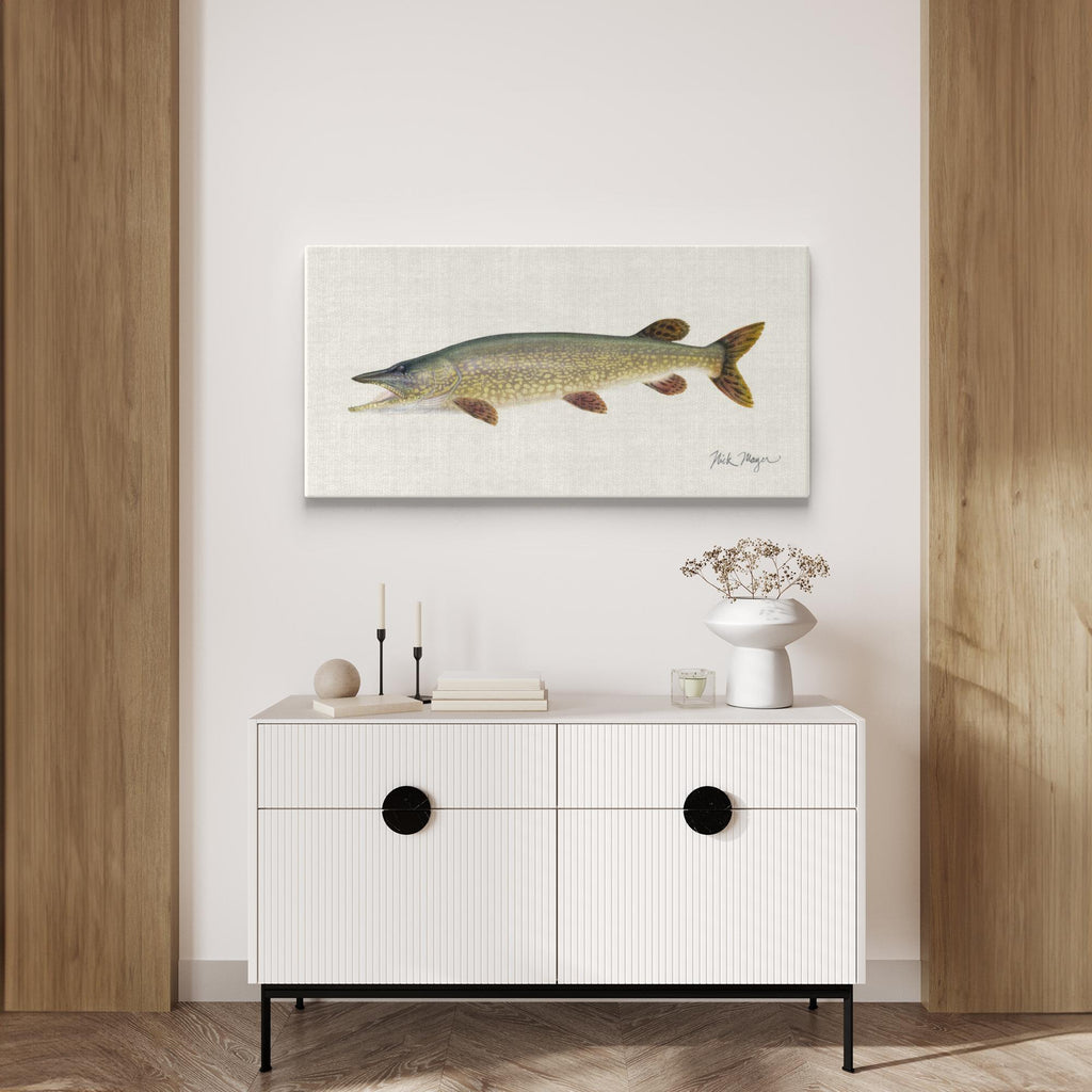 NEW! Northern Pike Canvas Wrap